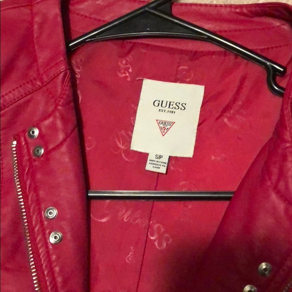 Guess | Jackets & Coats | Leather Jacket | Poshmark